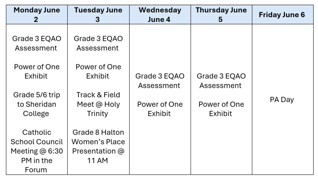 St. Bernadette Catholic Elementary School | Oakville, ON » May 30, 2025